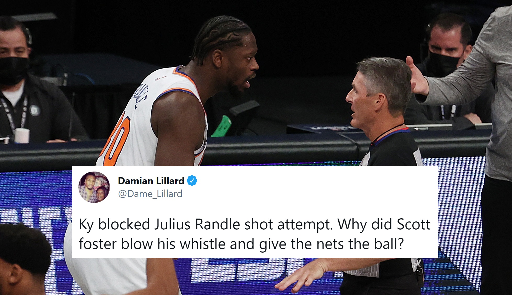 NBA Players React to Controversial Knicks-Nets Ending